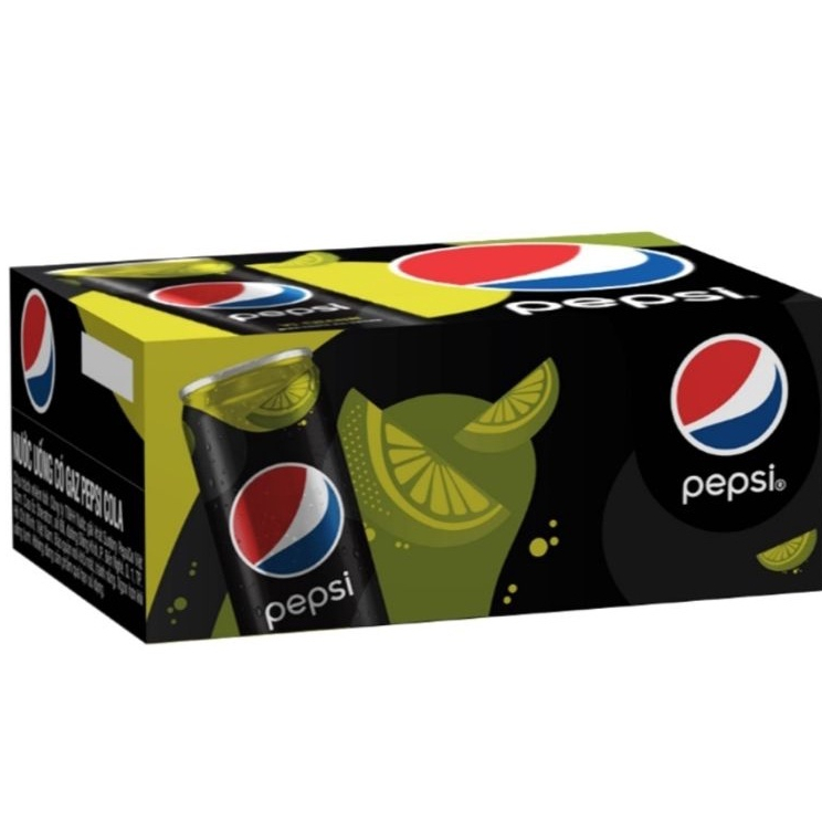 THÙNG 24 LON PEPSI VỊ CHANH KHÔNG CALO 330ML | Shopee Việt Nam