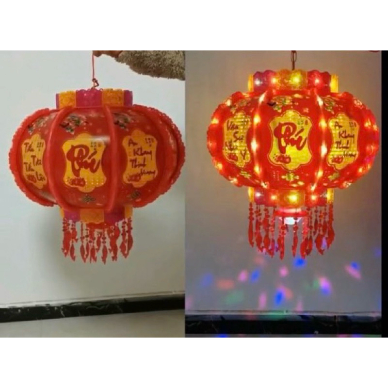 (Bảo Hành 12 THáng) Đèn Lồng LED Điện Tử, Đèn Lồng Xoay 360 Độ, Đèn Lồng 2D-3D Chữ Việt | Shopee ...