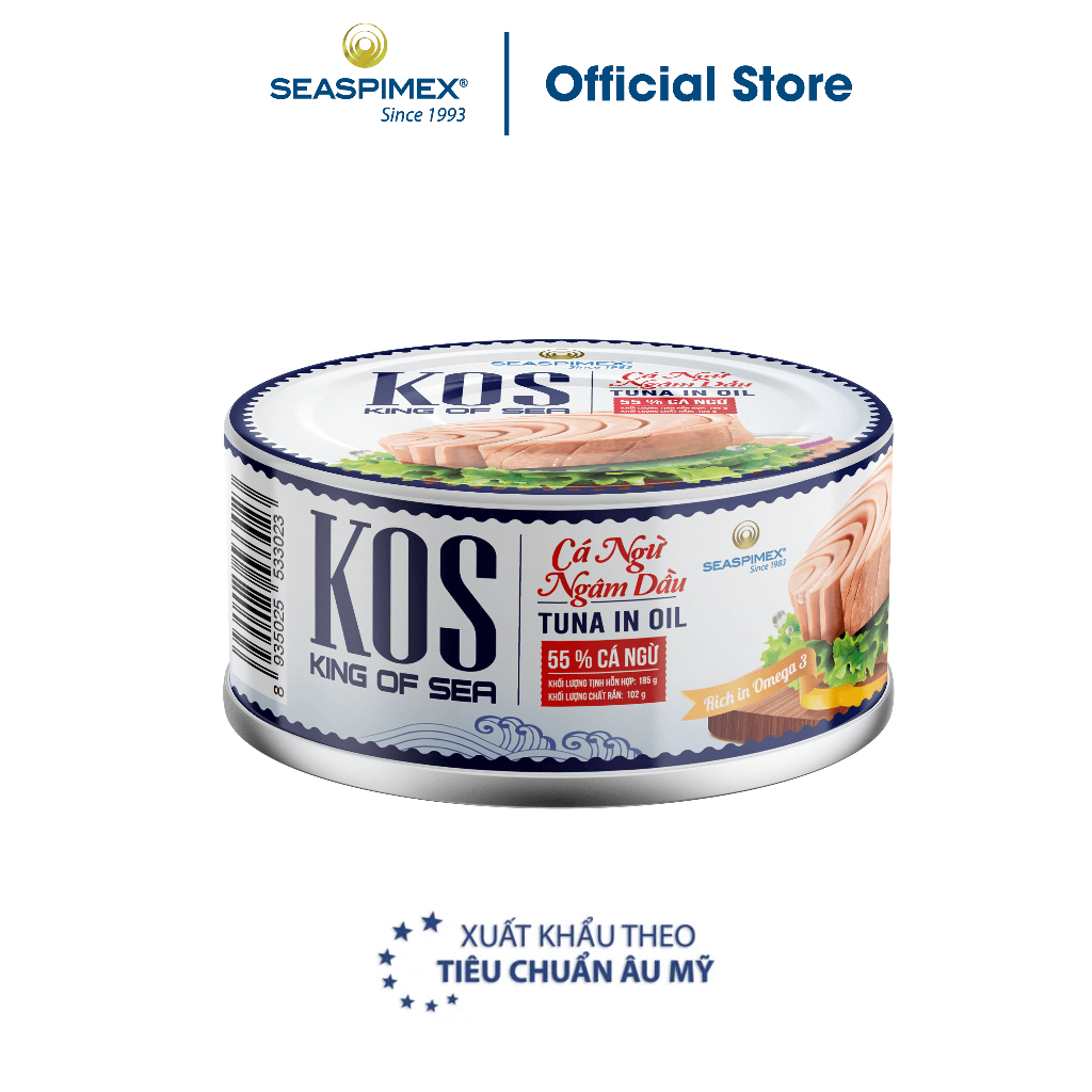 Cá ngừ ngâm dầu Seaspimex 185g | Shopee Việt Nam