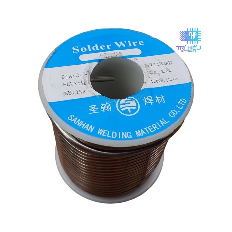 Thiếc chì hàn SANHAN sợi to 3mm chuyên hàn pin mạch công suất | Shopee ...