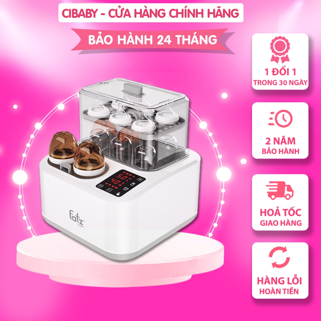 [BH 24 tháng] Máy tiệt trùng sấy khô hâm sữa Fatz Baby Captain 2 tích ...
