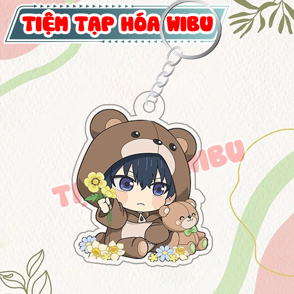 Móc Khóa Acrylic Blue Lock Gấu Xinh Cute Seishiro Nagi Mikage Reo Gin ...