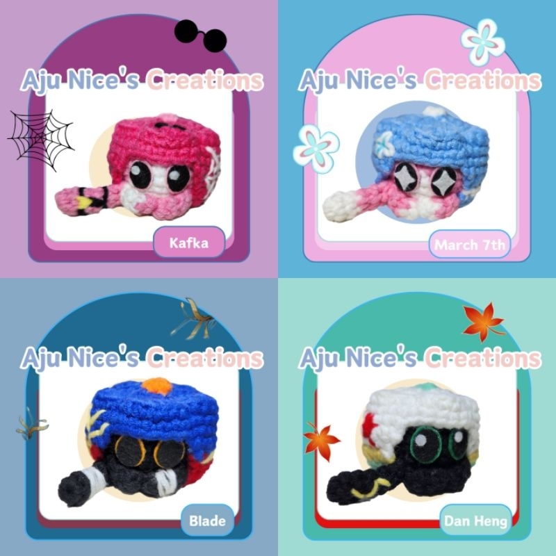[ORDER 15 NGÀY] Bánh mèo Honkai Star Rail móc len - Amigurumi HSR cat ...