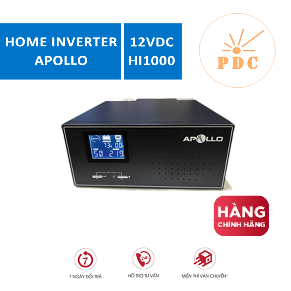Inverter Apollo 12V 220V 1000VA 600W HI1000 - (PDC-TECH) | Shopee Việt Nam