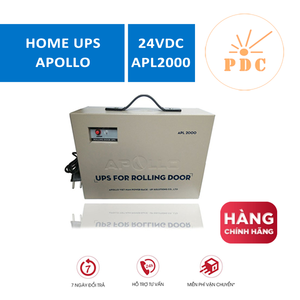 Bộ Lưu Điện Cửa Cuốn APOLLO APL2000 800KG 2000VA - (PDC-TECH) | Shopee ...