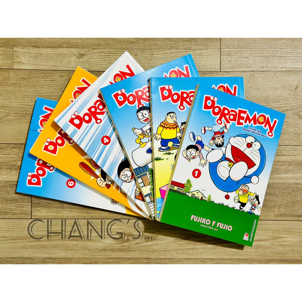 Truyện tranh Doraemon - Tuyển tập tranh truyện màu trọn bộ 6 tập (Chang ...