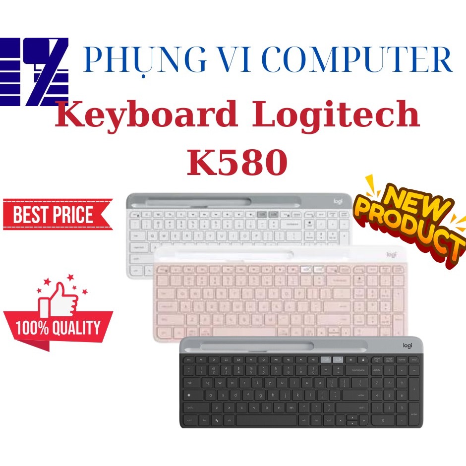 Logitech Bàn phím Bluetooth K580 | Shopee Việt Nam
