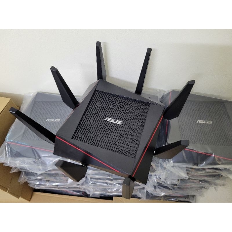 Asus RT- AC5300, 3 băng tần, hình thức 95% dòng chuyên gamming, treaming | Shopee Việt Nam