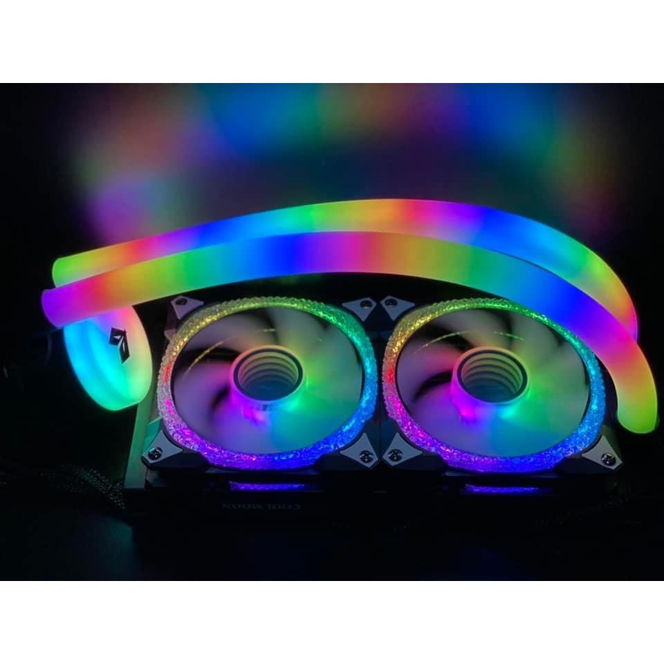 Quạt Tản Nhiệt CPU Aio Coolmoon Aosor AS240 Black Led 5v ARGB Đồng Bộ ...