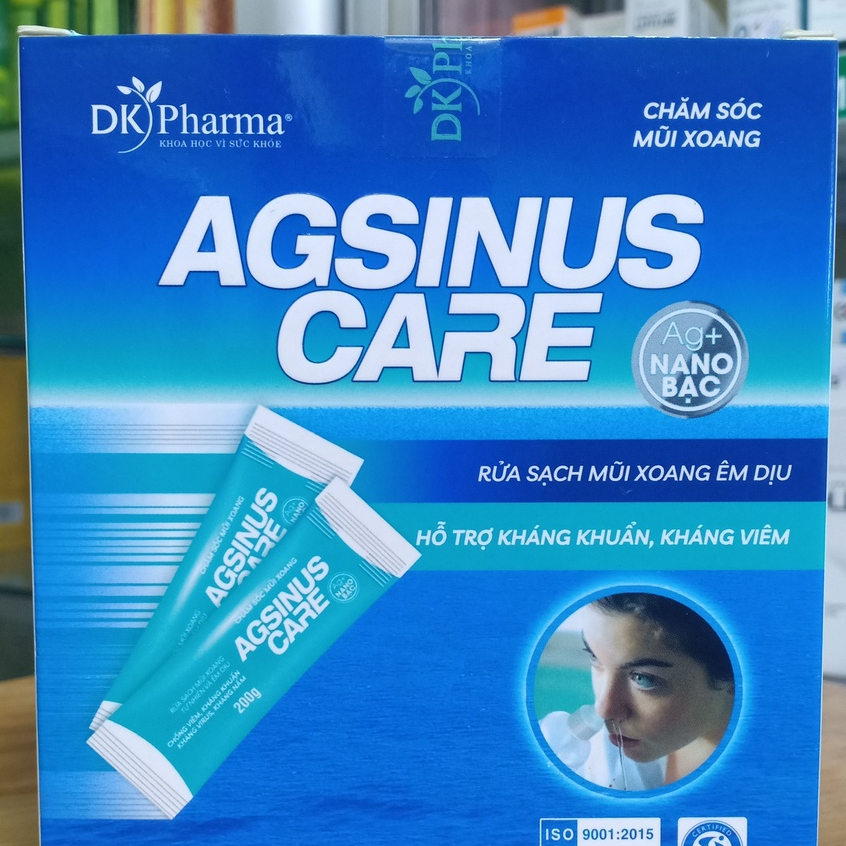 Chăm sóc mũi xoang AGSINUS CARE hộp 30 gói muối | Shopee Việt Nam