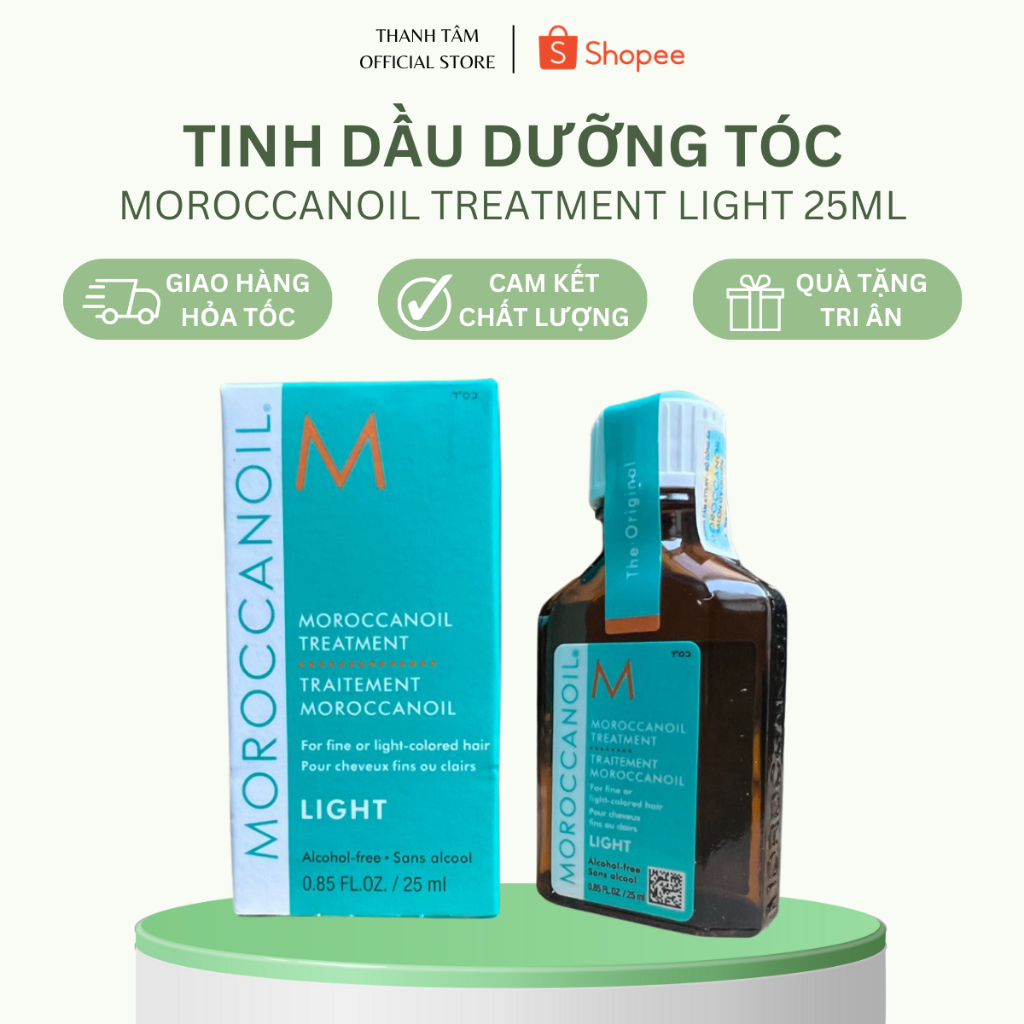 Tinh Dầu Dưỡng Dành Cho Tóc Mỏng Nhuộm Màu Moroccanoil Treatment Light