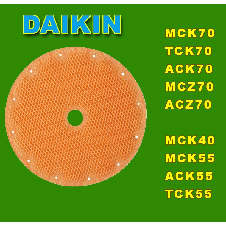 Màng lọc không khí daikin, Màng bù ẩm daikin MCK55, ACK55, TCK55, MCK40 MCK70 ACK70 TCK70 ACZ70 ...