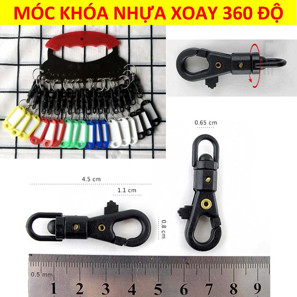 Móc khóa tháo nhanh K360 Thẻ chìa khóa Móc khóa name tag Thẻ đánh dấu ...