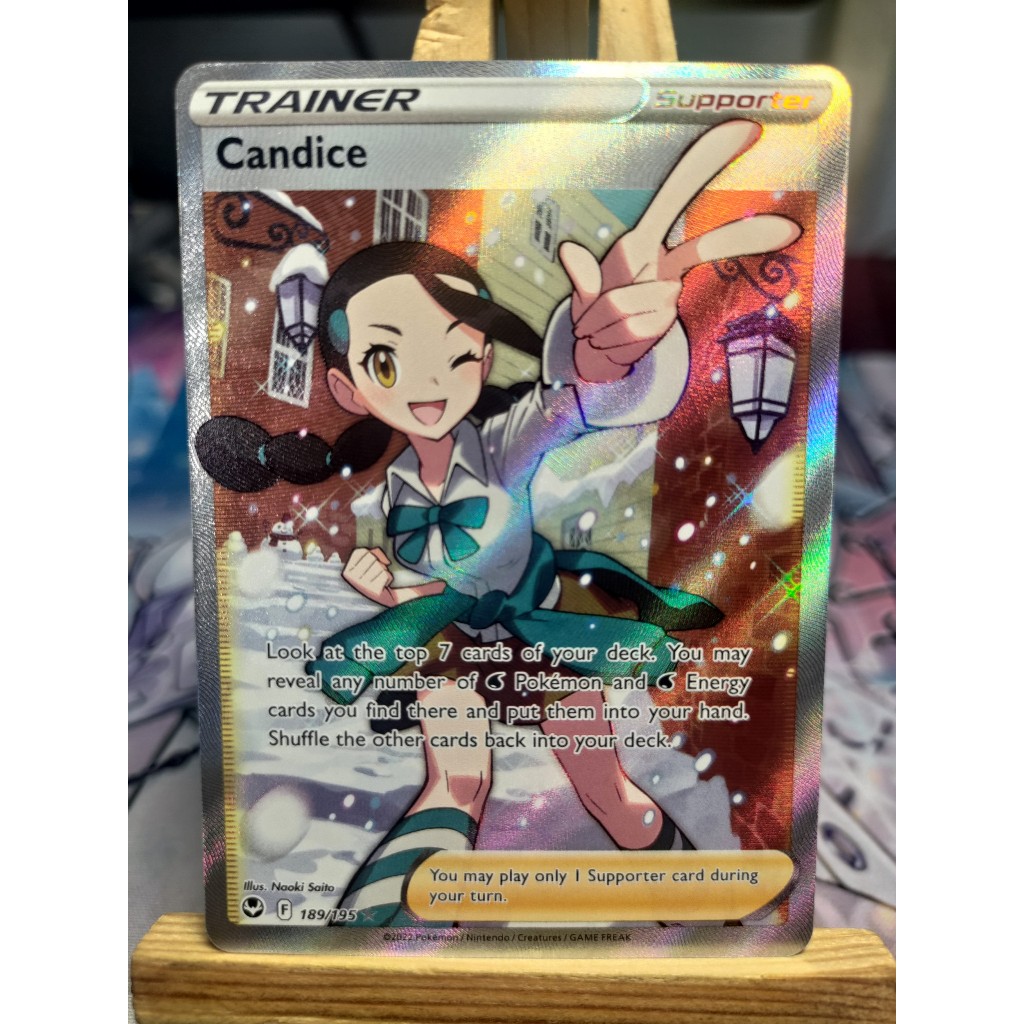 [KW2 Pokemon] [EN] Thẻ Pokemon Candice - 189/195 - Full Art Ultra Rare ...