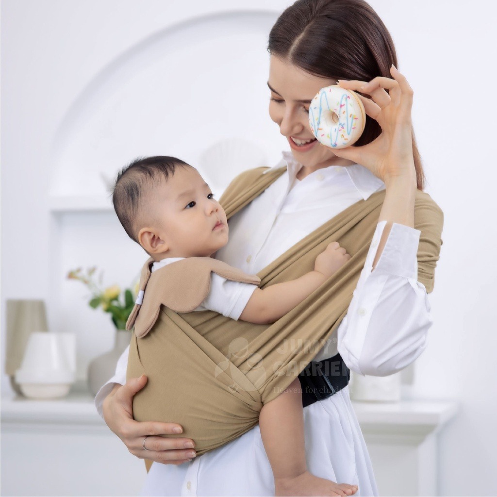 Địu Em Bé Chính Hãng Jumysie Địu Cho Bé Sơ Sinh Địu Vải Chất Cotton Mịn Mát Shopee Việt Nam