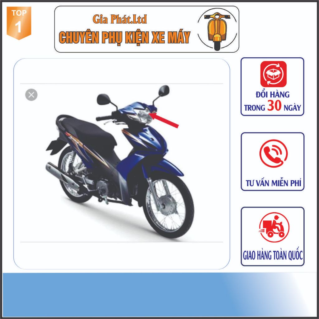 Cụm pha đèn xe Wave S110 - RSX110 - RS110 không kèm bóng | Shopee Việt Nam