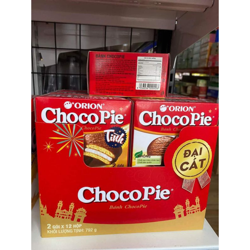 Bánh Chocopie/Custas hộp nhỏ 2 cái 47g/66g | Shopee Việt Nam