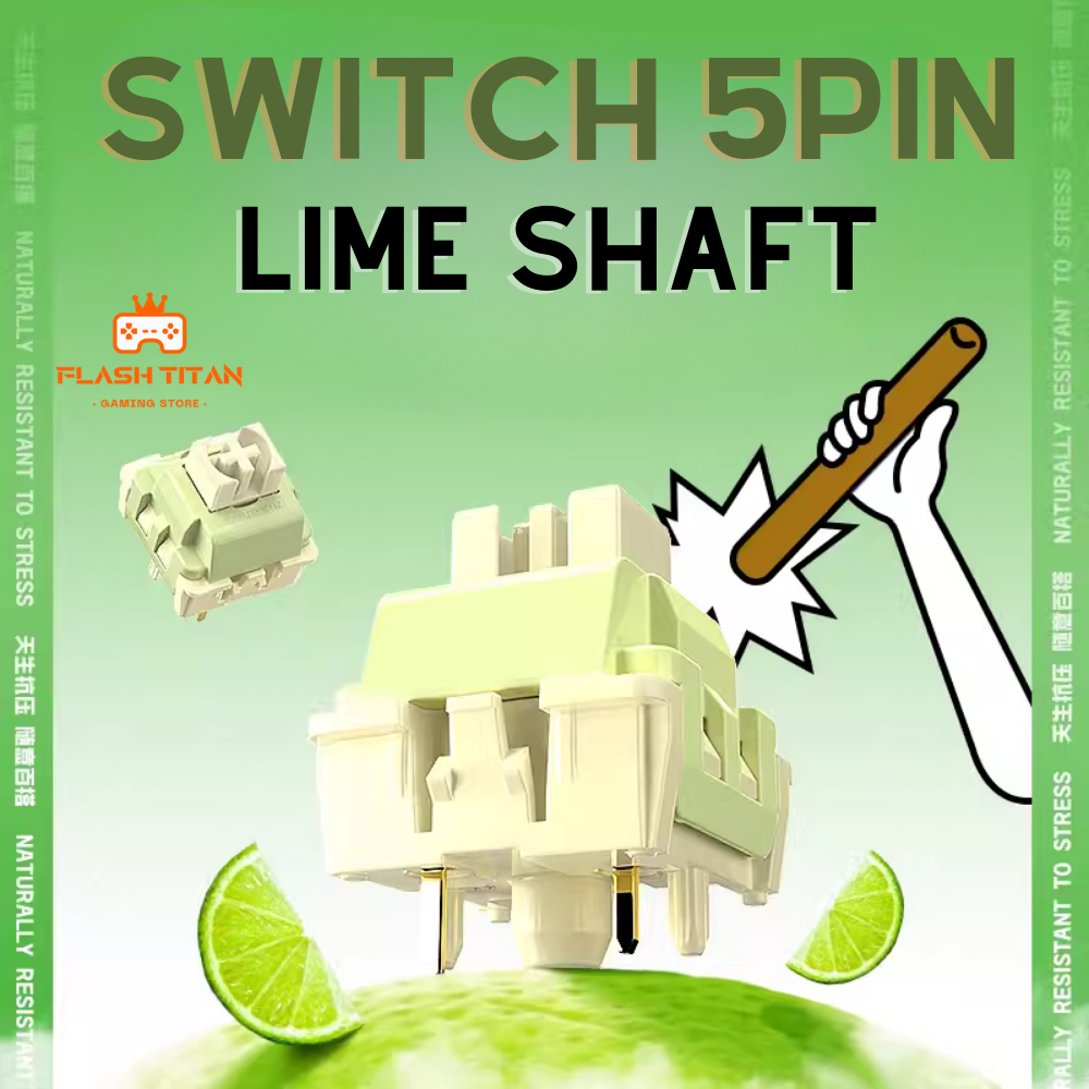 Switch Dark Alien Lime Shaft 5 Pin - Có Pre Lube - Switch dạng LINEAR ...