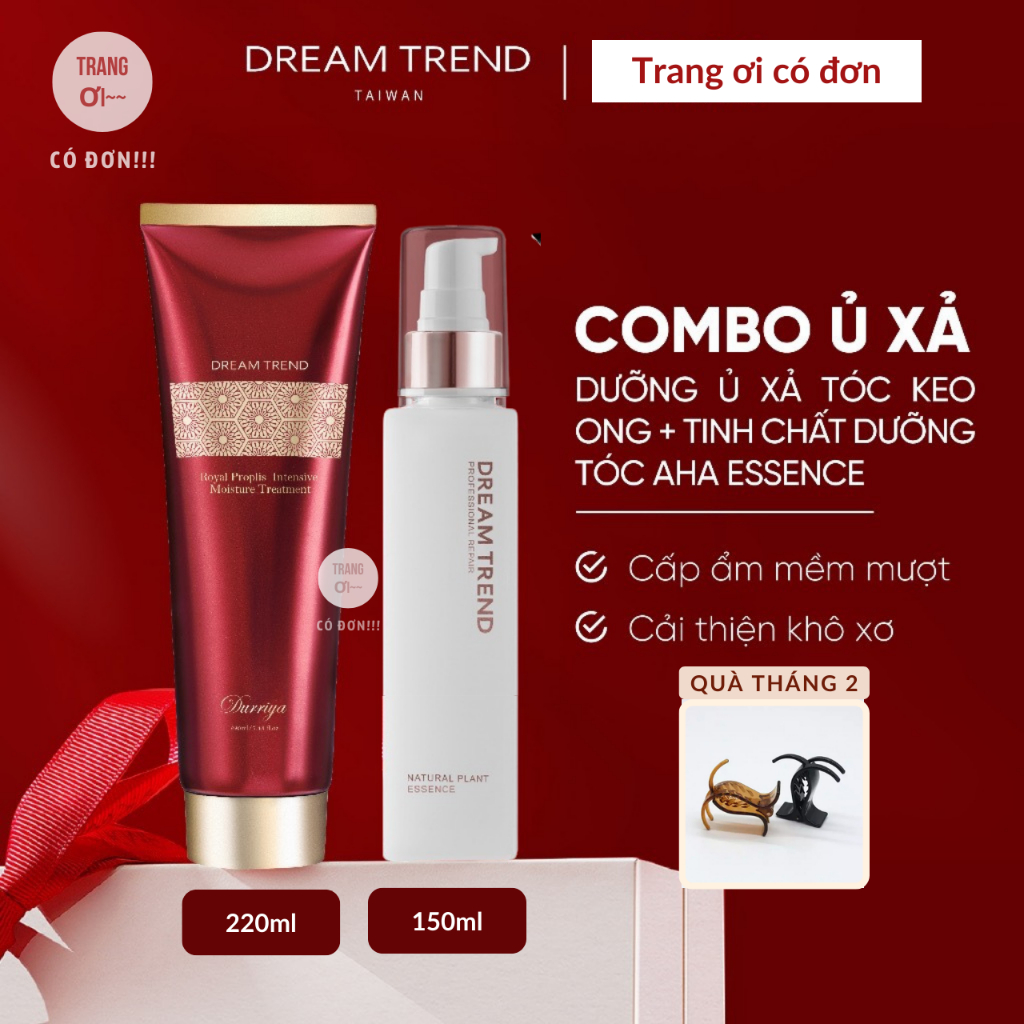 Dream Trend HỒNG Dưỡng tóc và dầu xả Dream Trend (mặt nạ tóc) | Shopee ...