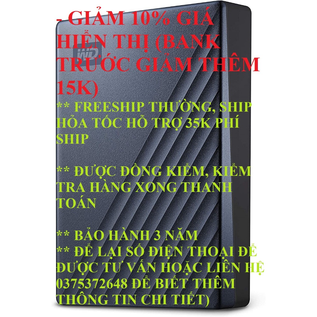 Ổ cứng di động WD my passport ultra 5TB [Full box] | Shopee Việt Nam