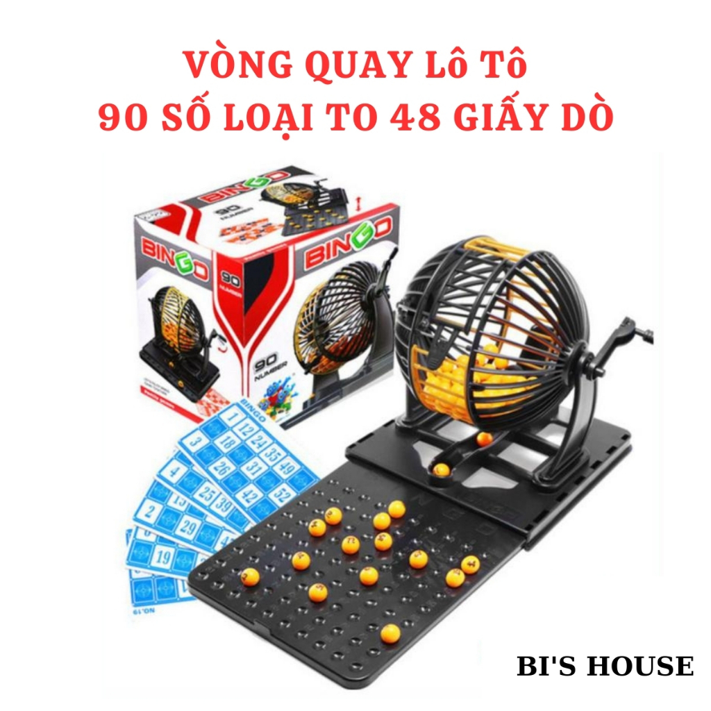 Lô Tô Lồng Cầu , 90 Bóng , Vòng Quay Loto Bingo | Shopee Việt Nam