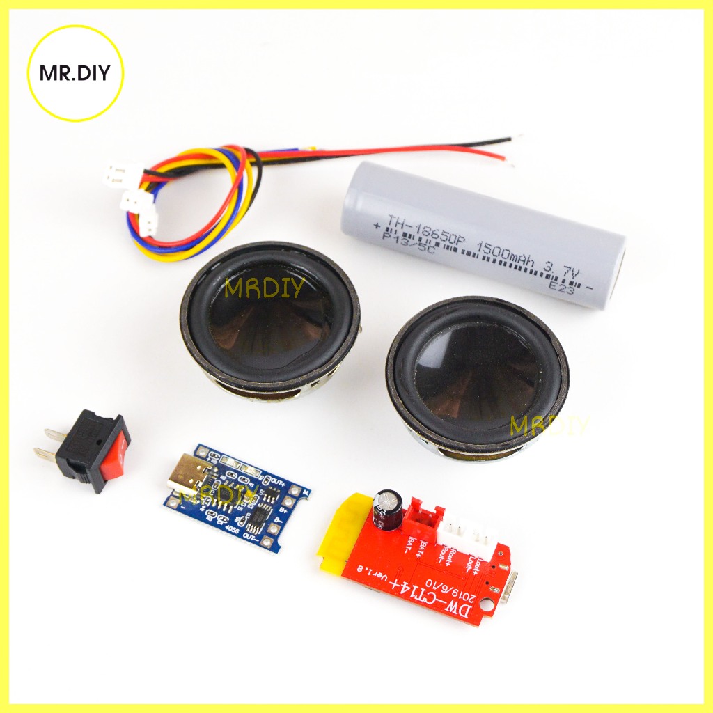 Combo chế loa bluetooth mini 2 loa toàn dải 4ohm 5w 40mm âm hay ...