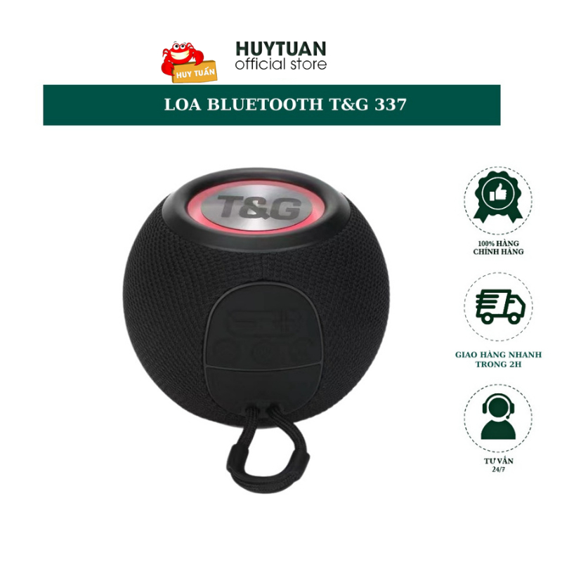 Loa nghe nhạc bluetooth mini chính hãng TG-337 tích hợp thẻ nhớ USB dùng cho vi tính máy tính ...