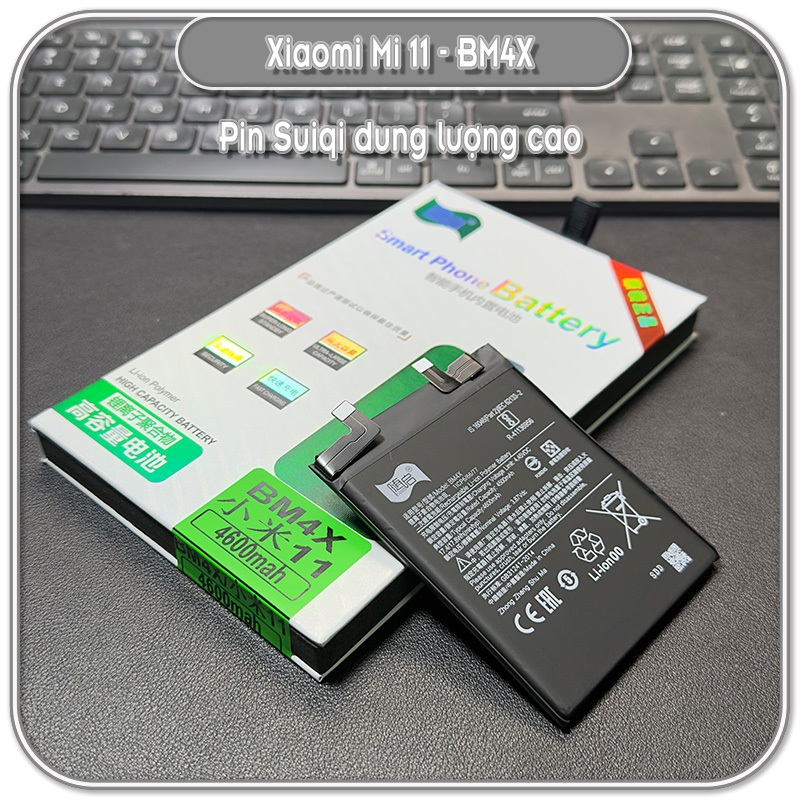 Pin thay thế Suiqi Xiaomi Mi 11 5G - BM4X hàng nhập khẩu | Shopee Việt Nam