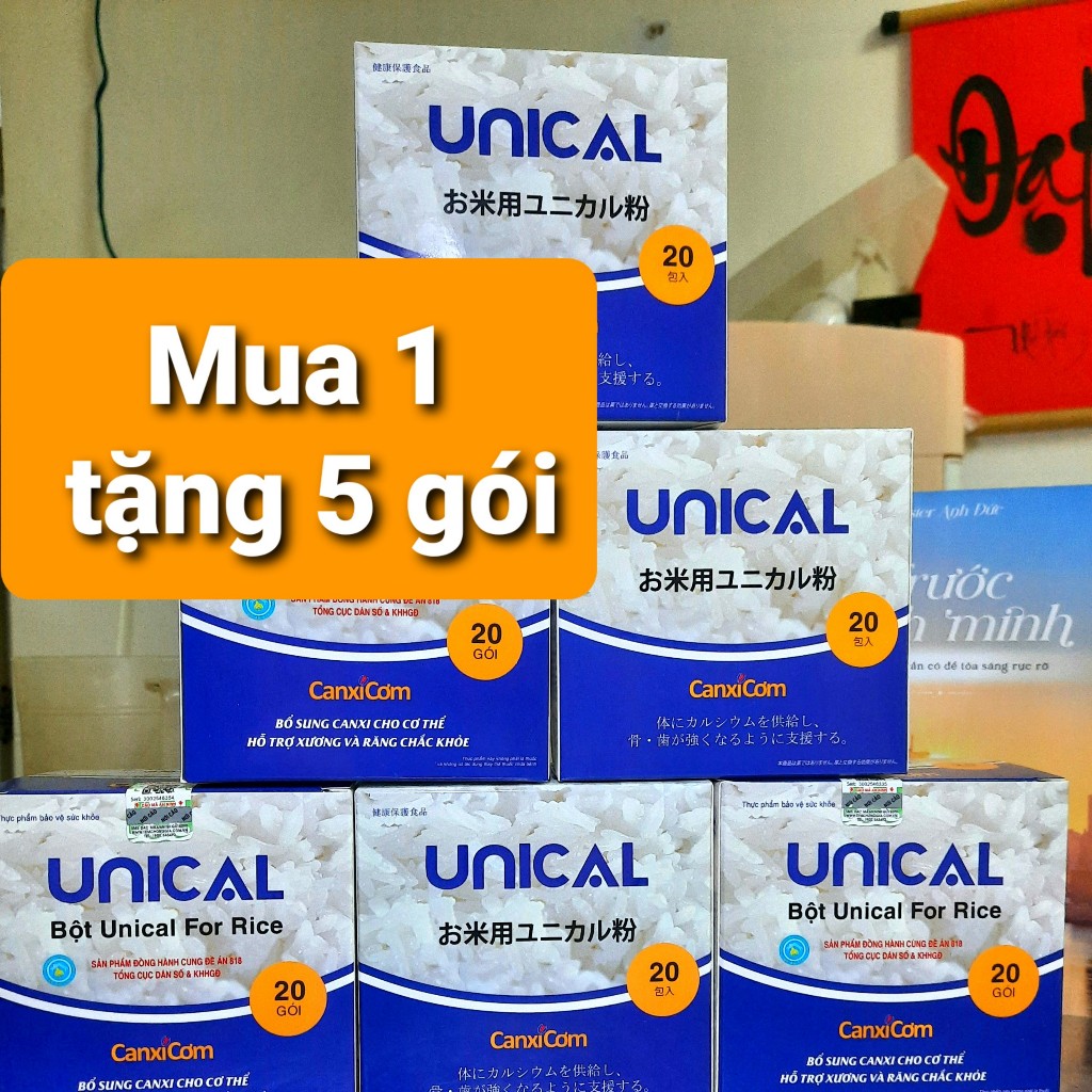Canxi cơm Unical For Rice (TẶNG 5 gói mỗi hộp) Đề án 818 của Tổng cục ...