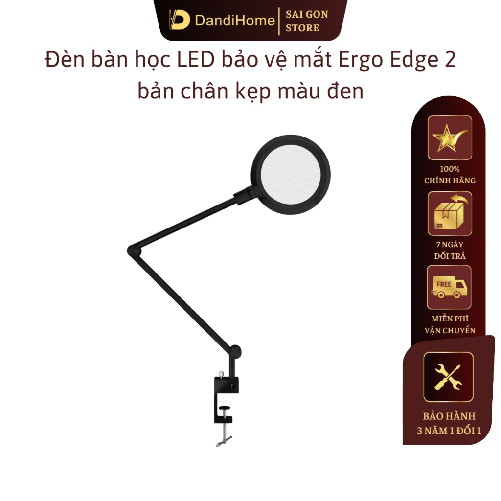 Đèn bàn học Led bảo vệ mắt Ergo Edge 2 DandiHome chống cận để học tập ...