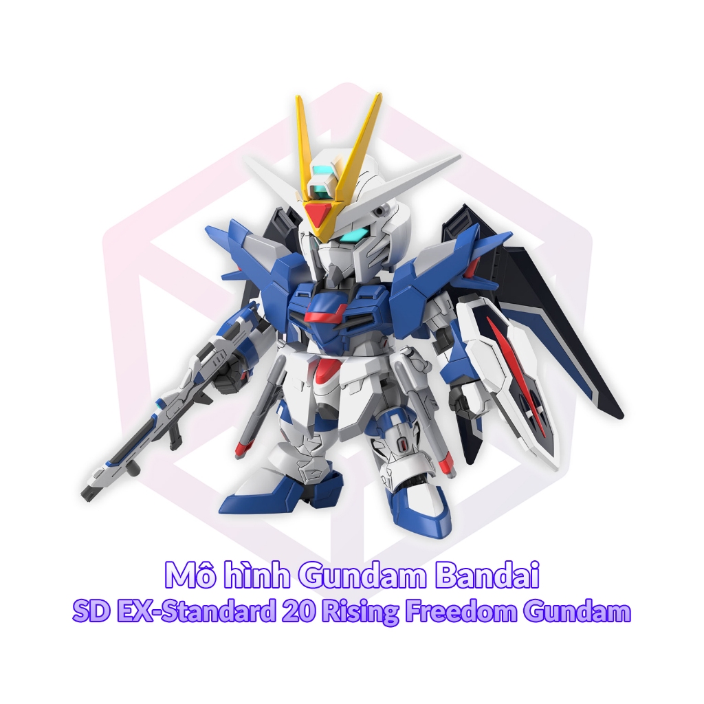 Mô hình Gundam Bandai SD EX-Standard 20 Rising Freedom Gundam [GDB] [BSD] | Shopee Việt Nam