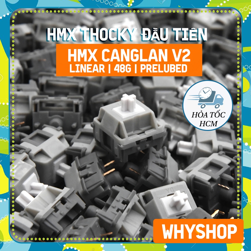 Switch HMX CangLan V2 - YG Studio - Linear 48g Công tắc bàn phím cơ | Shopee Việt Nam