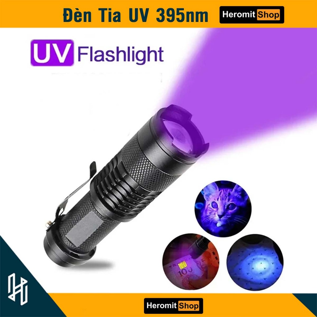 Đèn UV LED sấy keo , soi tem nhãn , đèn tia cực tím mini | Shopee Việt Nam