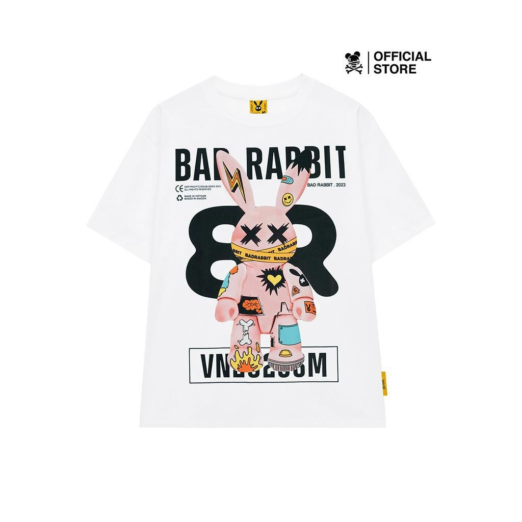 Áo Thun Unisex Bad Rabbit White - Grafflex Arts Rabbit Tee - Local ...