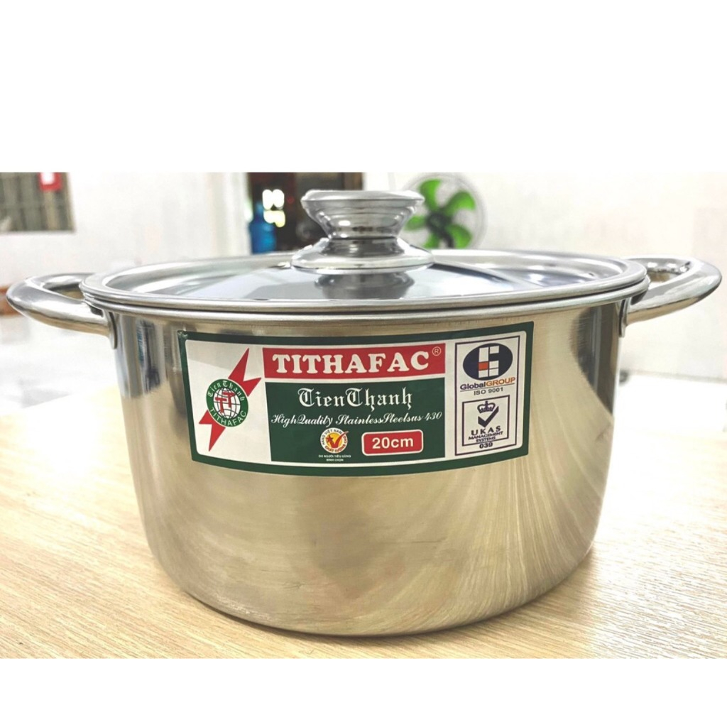 Nồi Inox bếp từ Tithafac Đa Năng Loại Dày Sử Dụng Được BẾP TỪ Đủ Size ...