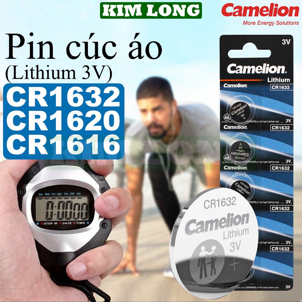 Pin cúc áo Camelion CR1632,CR1620,CR1616,pin Lithium 3V,pin nút áo 3V ...