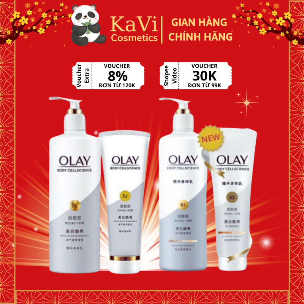 Sữa Dưỡng Thể Olay B3 Bright Ultra Whitening dưỡng trắng toàn thân - Kavi Cosmetics | Shopee ...
