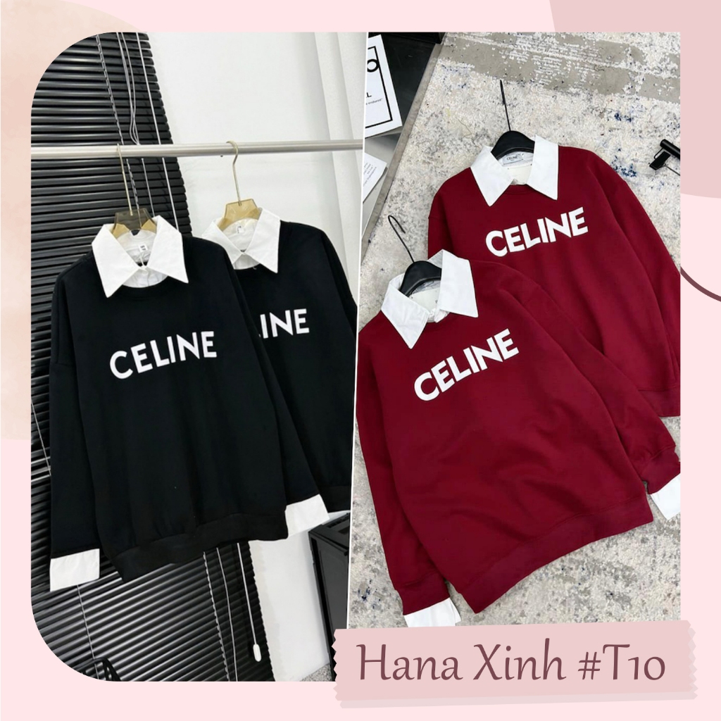 Áo Nỉ Phối Sơ Mi CLINE Form Rộng, Chất Nỉ Bông Cotton Cao Cấp Dày Dặn ...