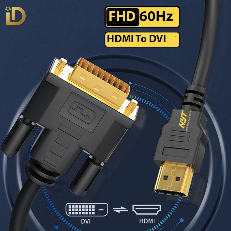 Dây DVI To HDMI Dài 1M 2M 3M 5M 10M NYT H2D101- BH 12T Chính Hãng ...