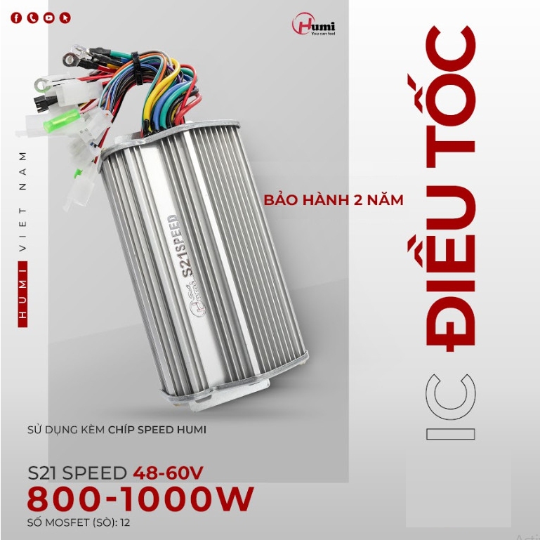 Combo IC 48-60V 800-1000W + Chip điều khiển - Tăng tốc xe điện 40% ...
