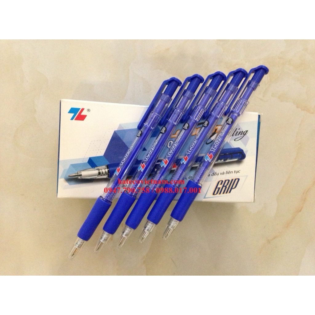 COMBO 1 Hộp 20 cây TL025 nét 0.8mm có đệm êm tay Bút Bi Thiên Long TL ...