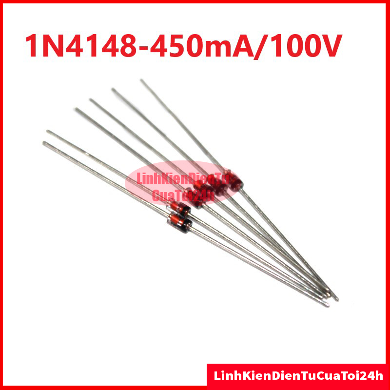 Túi 10 Con - Diode Xung 1N4148 450mA 100V Chân Cắm DO-35 DIP - Diode Zenner 4148 | Shopee Việt Nam