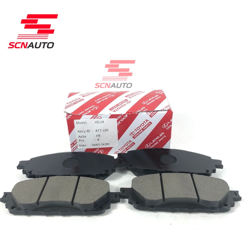 Má phanh (bố thắng) trước xe Toyota Innova (2017-NAY) Mã: 044650K380 ...