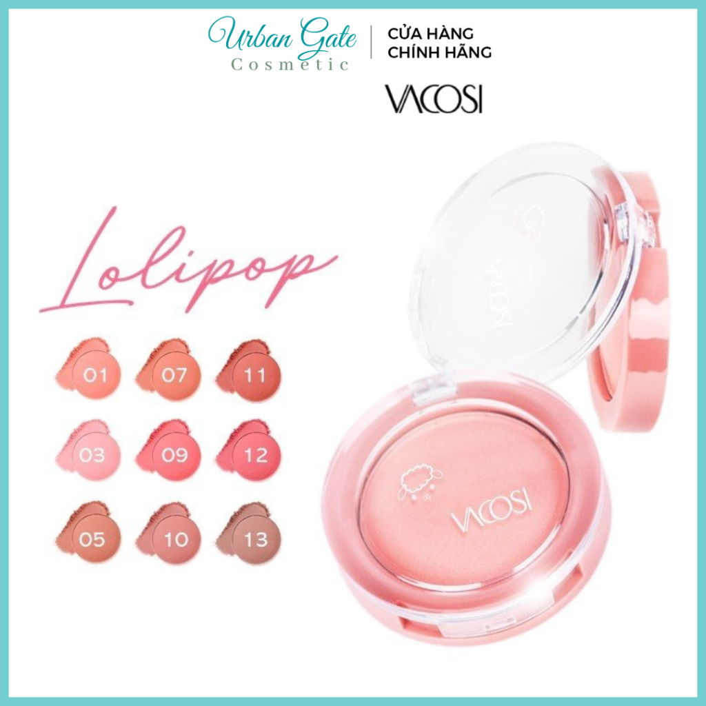 Phấn má hồng Vacosi Lolipop Blush Powder VP14 Hàn Quốc 5gr Phiên bản ...
