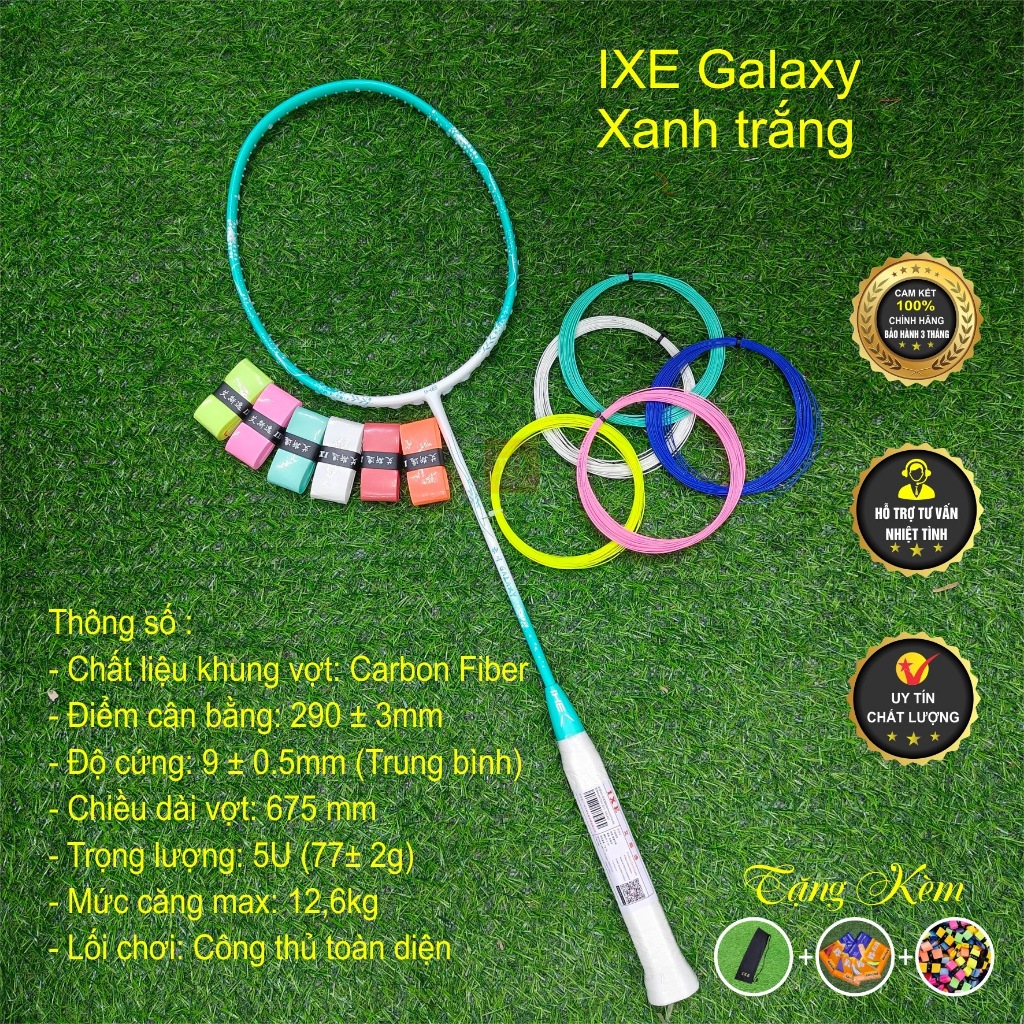 [Chính hãng]Vợt Cầu lông IXE Galaxy, Dragon Warrior 660 căng sẵn theo ...
