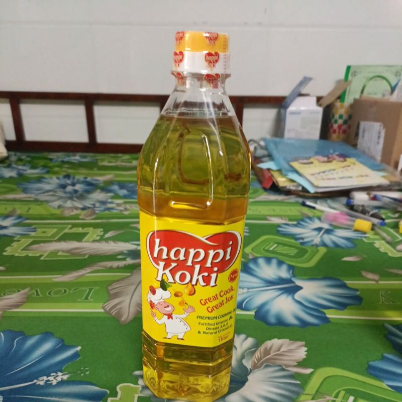 Dầu ăn HappyKoKi chai 1 lít | Shopee Việt Nam
