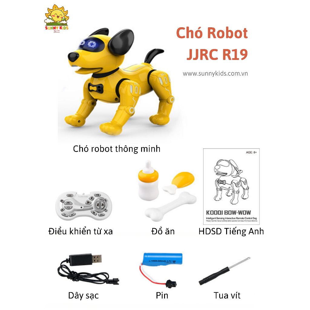 Chú Chó Robot Điều Khiển Từ Xa JJRC R19, Đồ chơi Robot thông minh cho ...