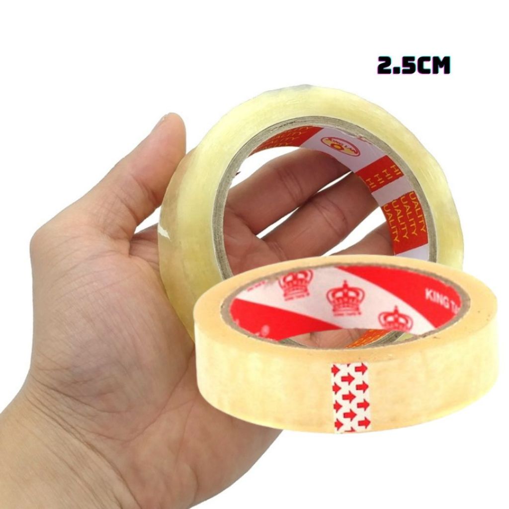 Băng keo trong 1,2cm 2,5cm 5cm ĐẠT CHUẨN Băng keo nhỏ 12mm 25mm 50mm CAM KẾT CHẤT LƯỢNG | Shopee ...