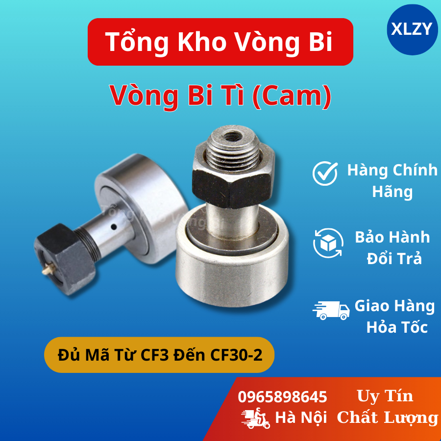 Vòng bi bạc đạn CF Vòng bi Cam từ CF3 đến CF30-2 - Vòng bi XLZY CF 3,4,5,6,8,10,12,16,18,20,24 ...
