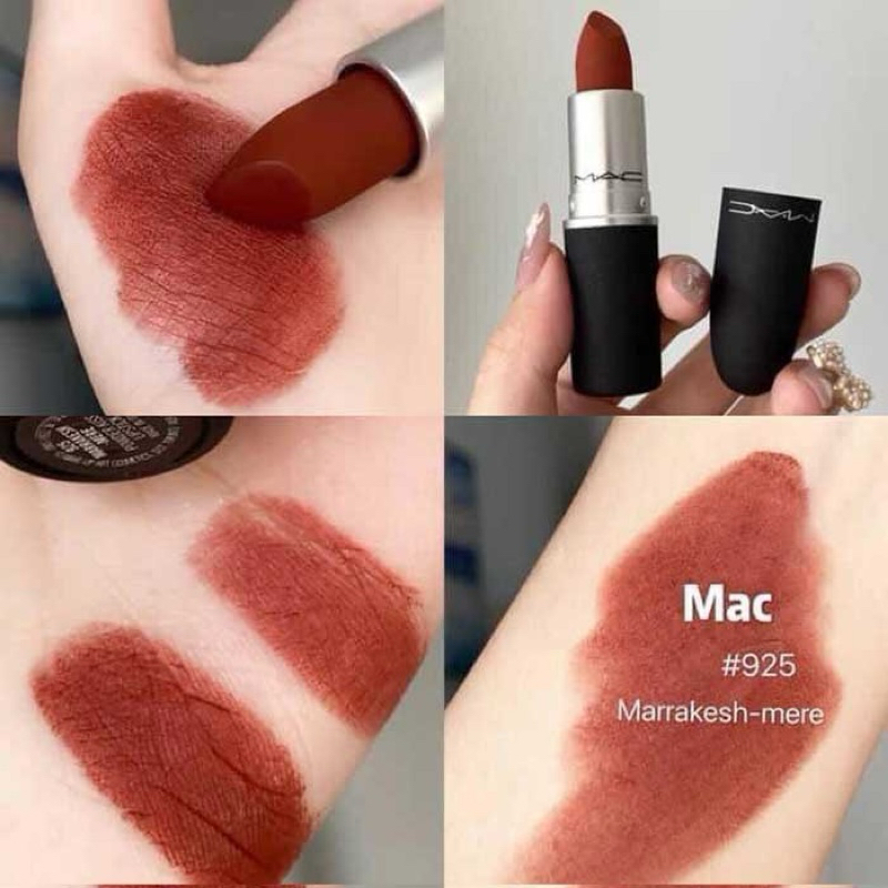 [CHỈ AUTH - ĐỦ BILL] son 𝗠𝗔𝗖 𝟵𝟮𝟱 𝗠𝗮𝗿𝗿𝗮𝗸𝗲𝘀𝗵-𝗺𝗲𝗿𝗲1.5g | Shopee Việt Nam